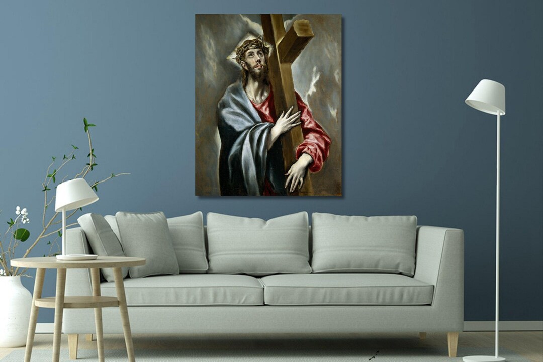 El Greco: Jesus Carrying the Cross Canvas/christian Wall Art/bible ...