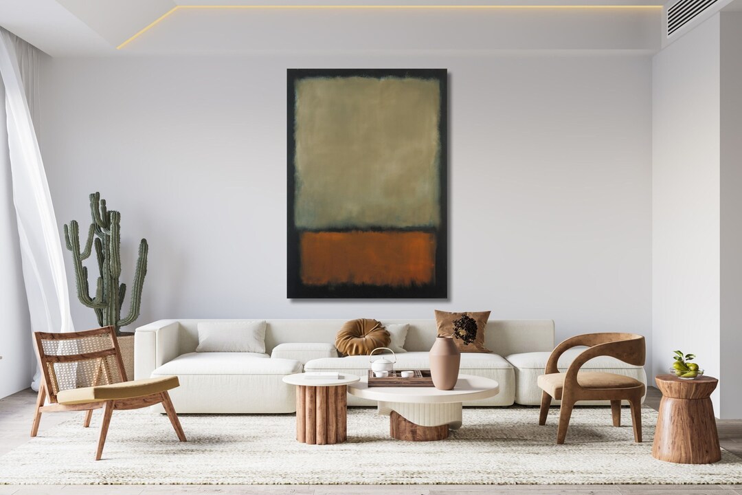 Mark Rothko: Earth and Green Canvas Art, Museum Artwork, Rothko ...