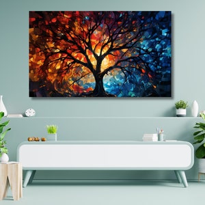 Tree of Life Artificial Intelligence Canvas Wall Art/tree of Life ...