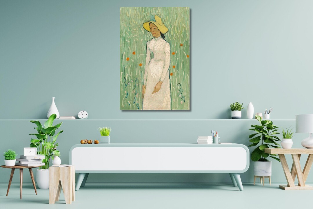 Vincent Van Gogh: Girl in White (1890) Canvas Wall Art/girl Poster/high ...