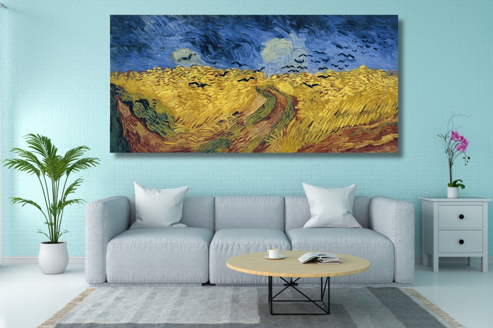 Vincent Van Gogh: Wheatfield With Crows Canvas/famous Post ...