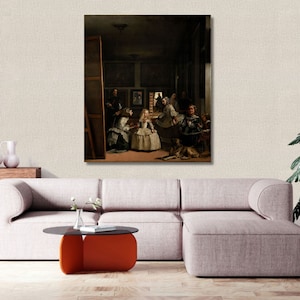 Las Meninas by Diego Velázquez Canvas/bridesmaids Print/artwork Poster ...