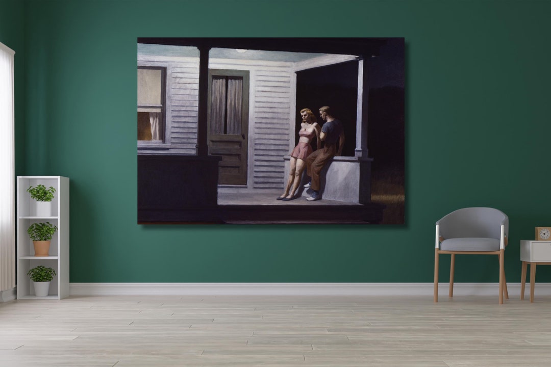 Edward Hopper: Summer Evening (1947) Canvas Art/expressionism Print ...