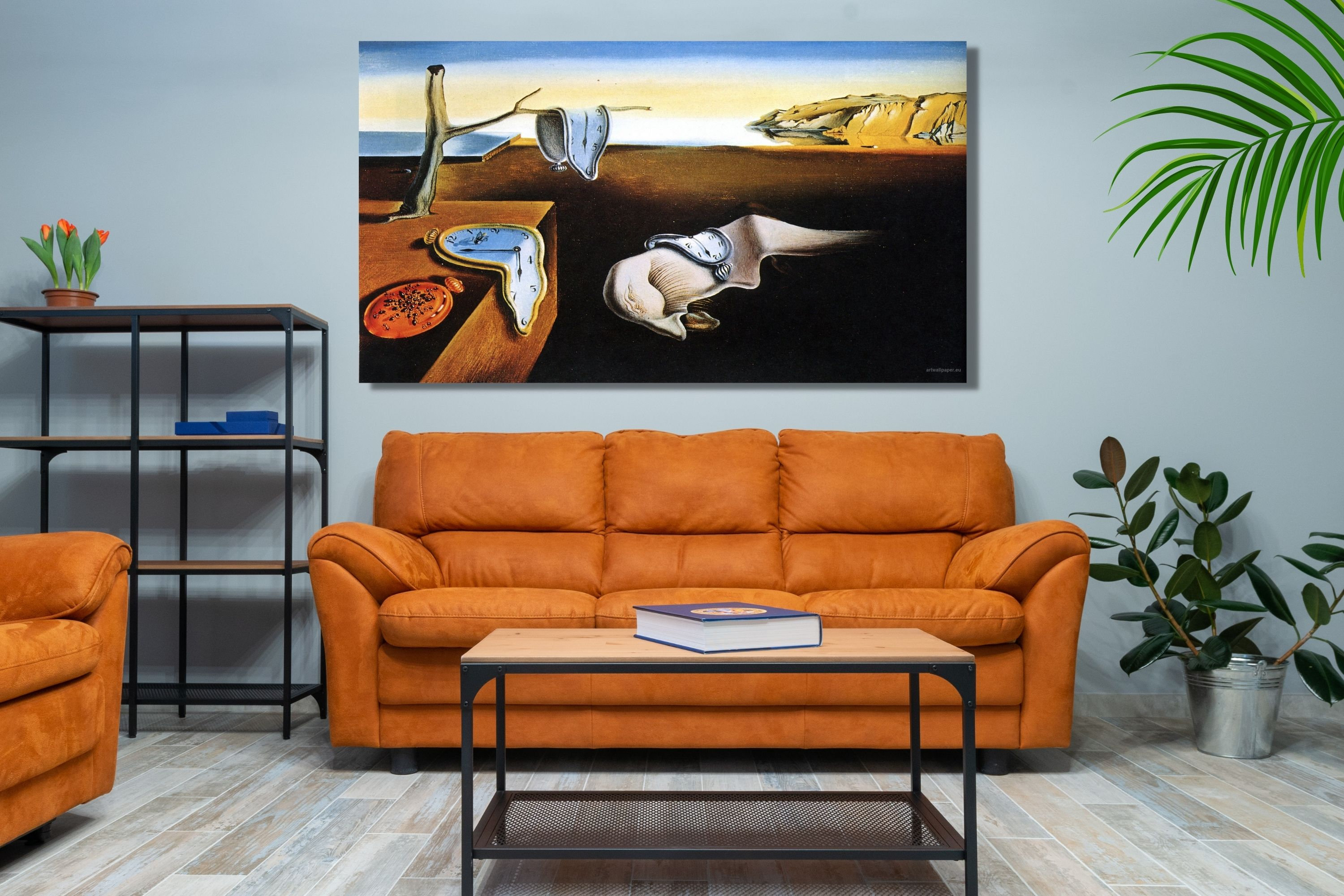 Salvador Dali Memory Persistence Canvas Wall Art Salvador Dali Clock ...