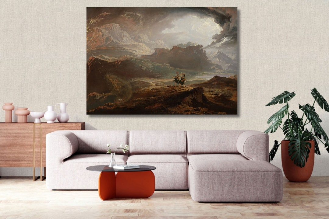 John Martin: Macbeth Canvas / Dramatic Historic Art Print / Classic ...