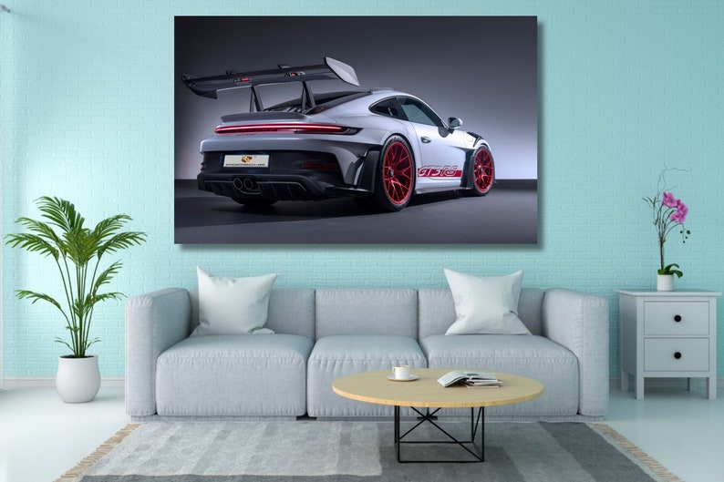 Porsche 911 GT3 RS Canvas Art/porsche Painting/sport Car Poster/home ...