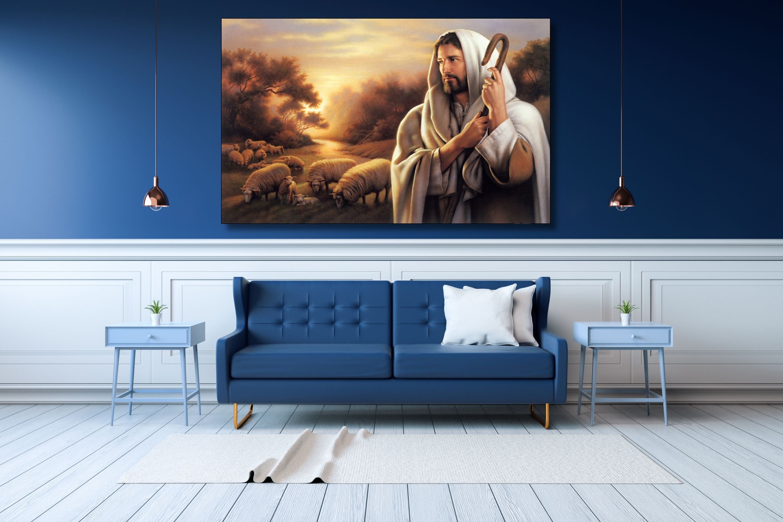 Christian Wall Art/jesus Canvas Decor/jesus Wall Art/christian Artworks ...