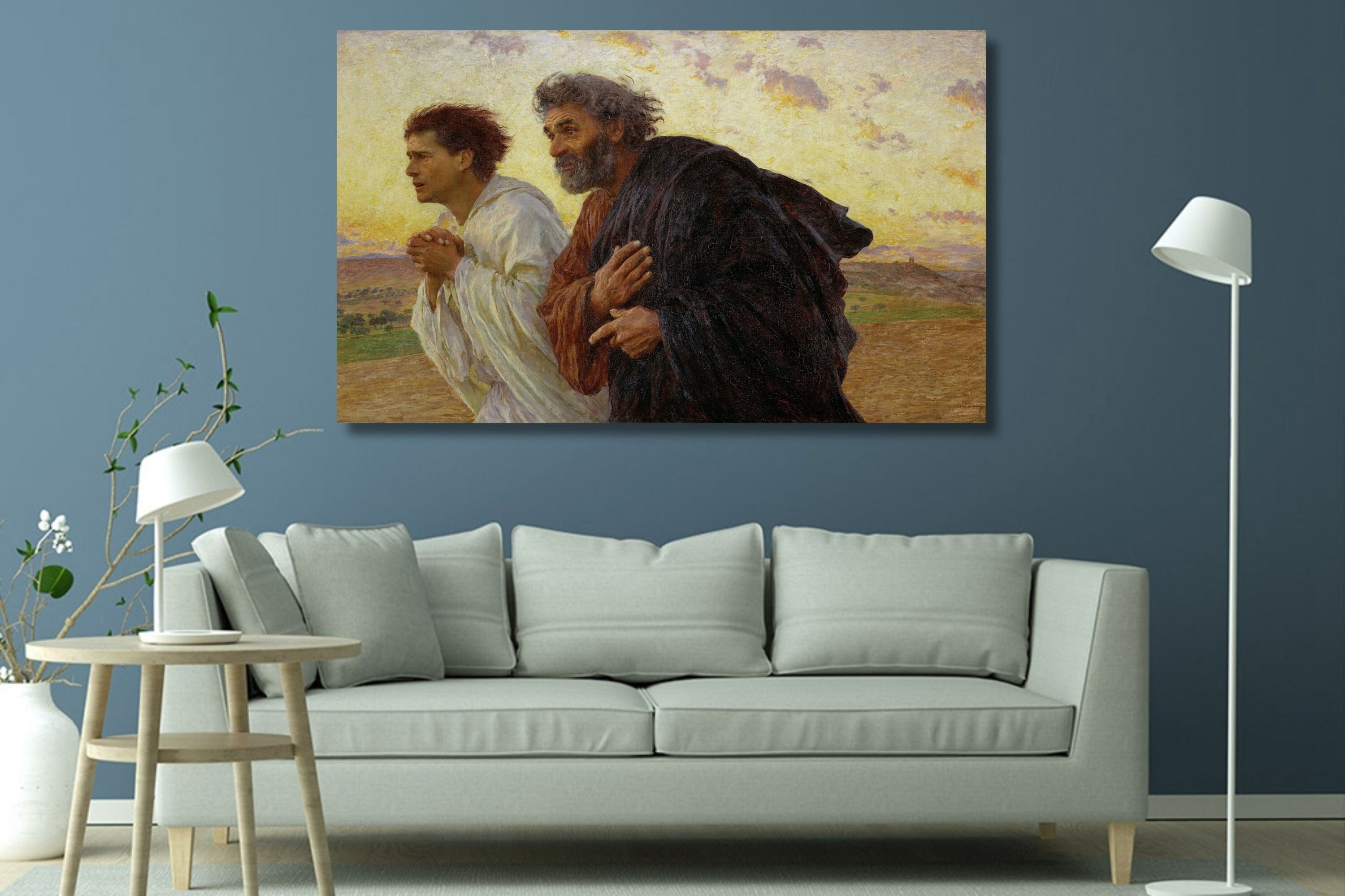 Eugene Burnand: the Disciples Peter and John Running to the Sepulchre ...