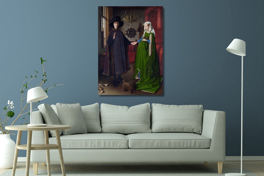 The Marriage of Arnolfini Jan Van Eyck Canvas Wall Art/arnolfini ...