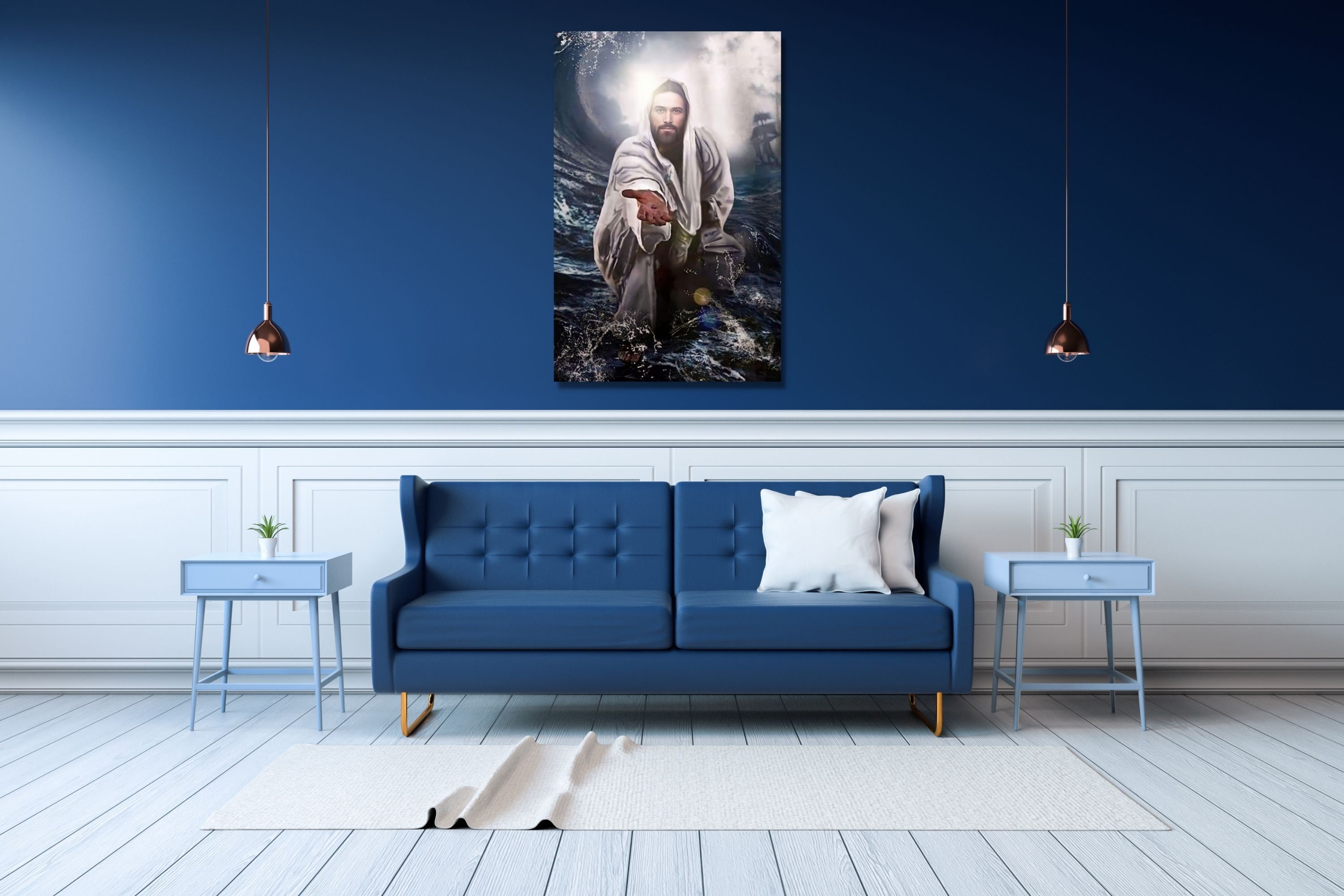 Jesus Christian Wall Decor Jesus Reaching Hand Canvas Jesus Give Me ...