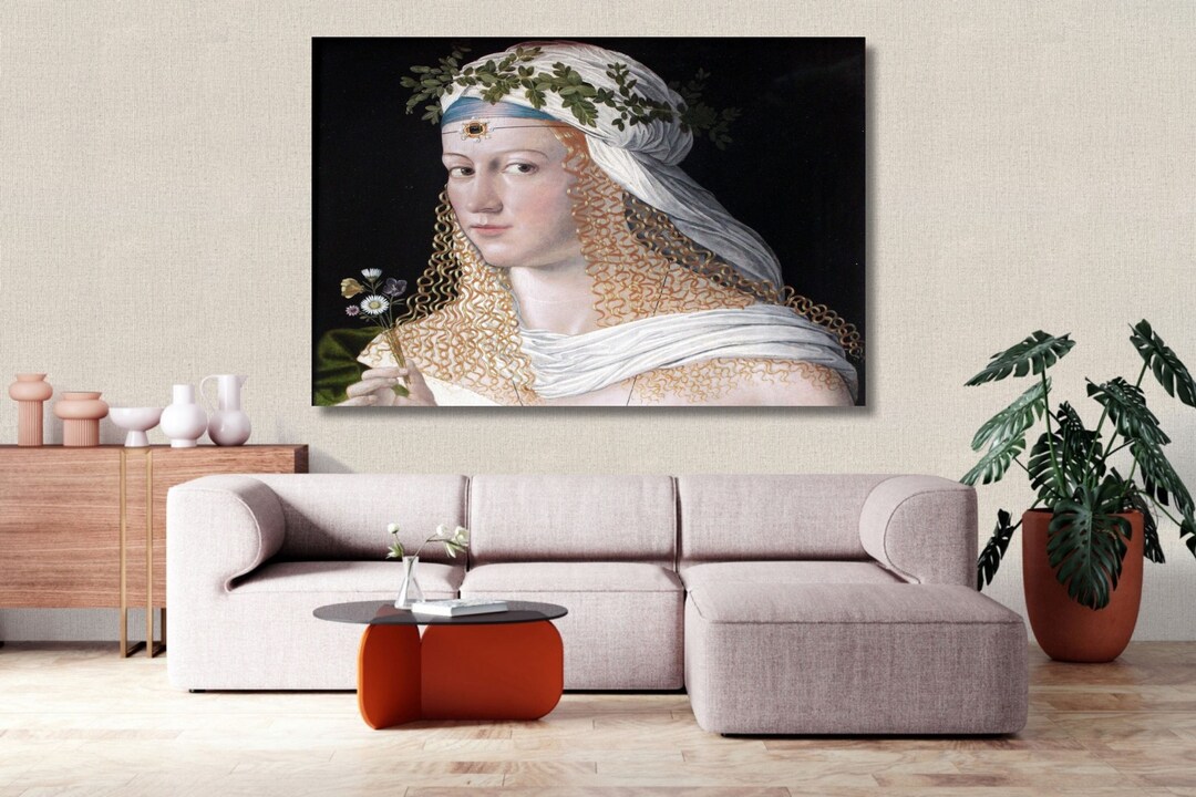 Flora by Bartolomeo Veneto/canvas Art/artwork Painting/fine Art ...