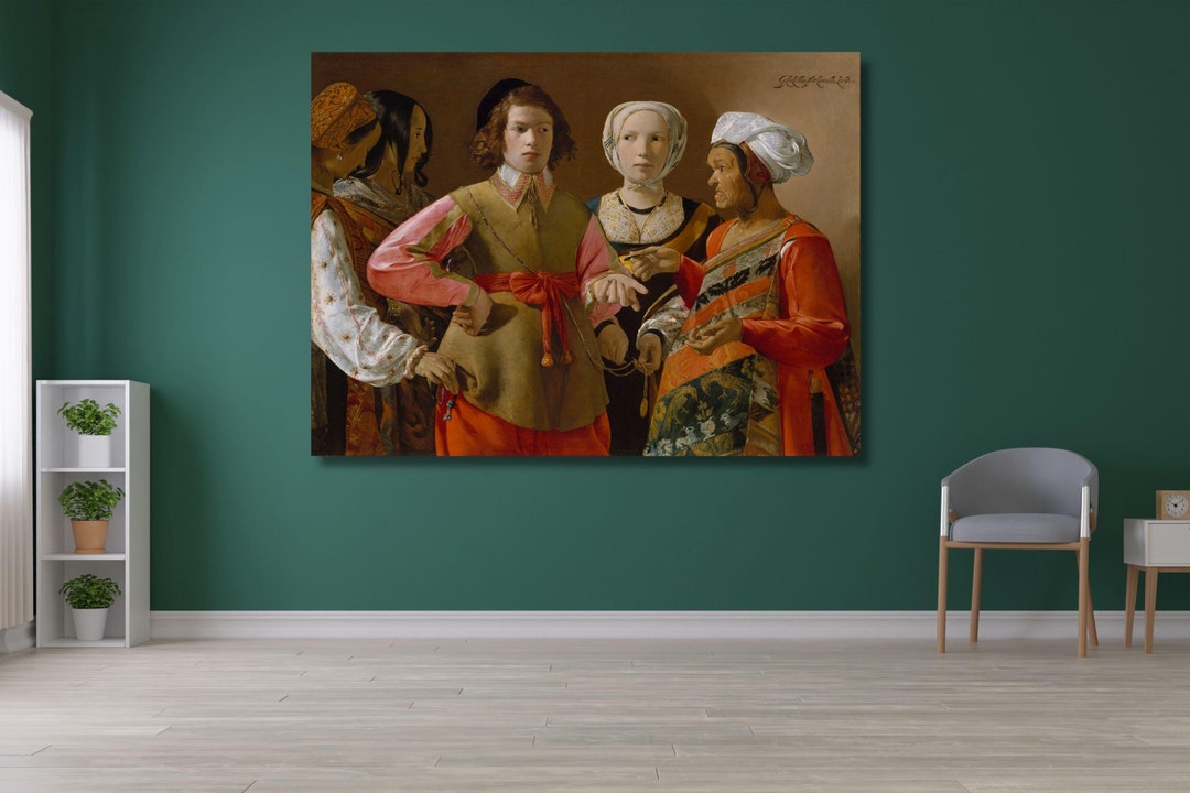 Georges De La Tour: the Fortune Teller (1630) Canvas Wall Art/baroque ...