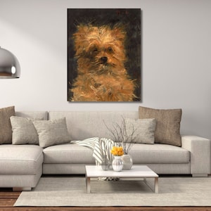 Edouard Manet: Bob the Dog Canvas Wall Art, Edouard Manet Print, Dog ...
