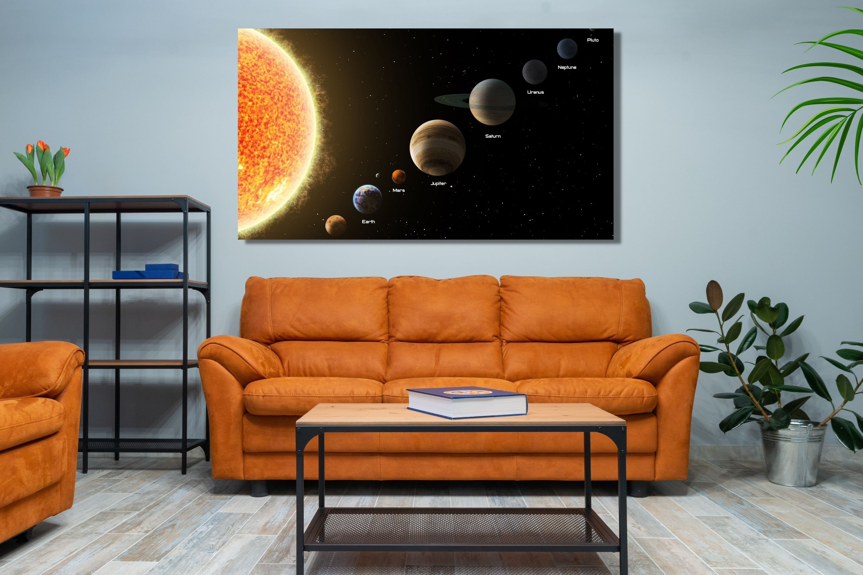 Solar System Wall Art Planets Poster Space Wall Decor Space Science ...