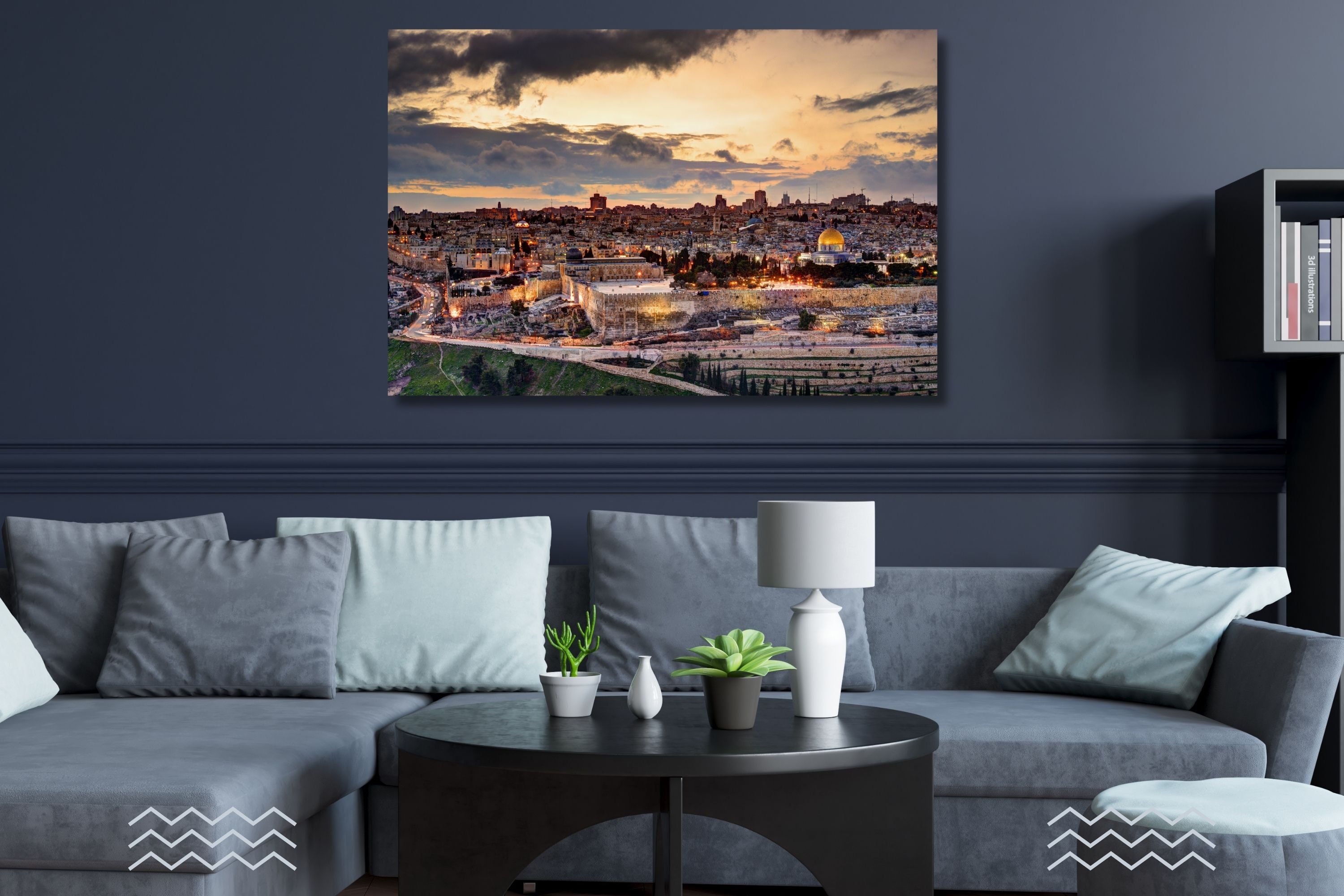 Masjid Al Aqsa Canvas/jerusalem Poster/jerusalem Print/jerusalem Wall ...