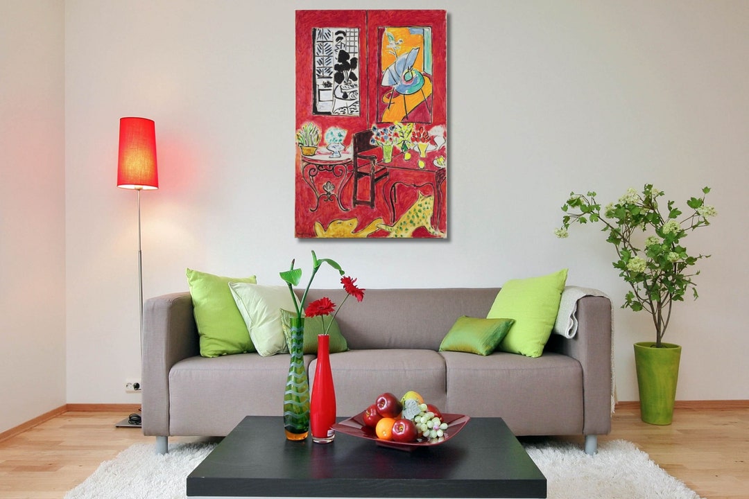 Henri Matisse: Large Red Interior (1948) Canvas Wall Art/matisse ...