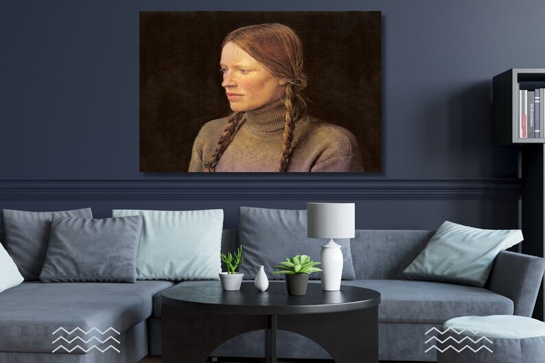 Andrew Wyeth Braids Helga Testorf 1979 Dry-Brush Watercolor/Andrew ...