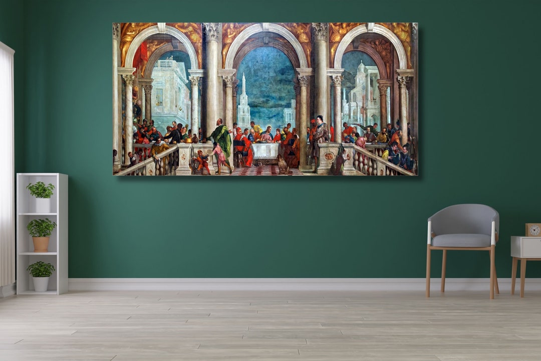 The Feast in the House of Levi (1573) Paolo Veronese Canvas Wall Art ...