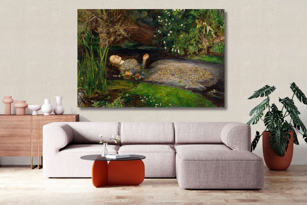 Ophelia John Everett Millais From William Shakespeare's Play Hamlet ...