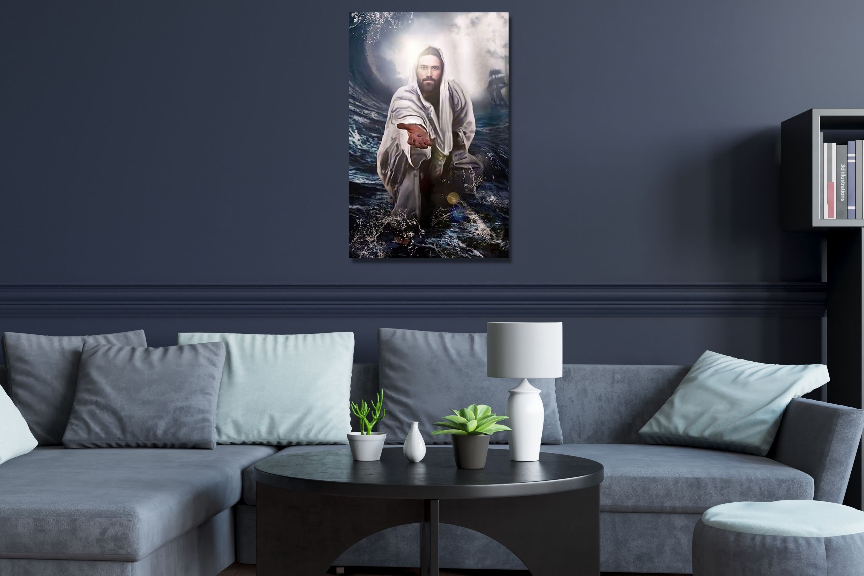 Jesus Christian Wall Decor Jesus Reaching Hand Canvas Jesus - Etsy