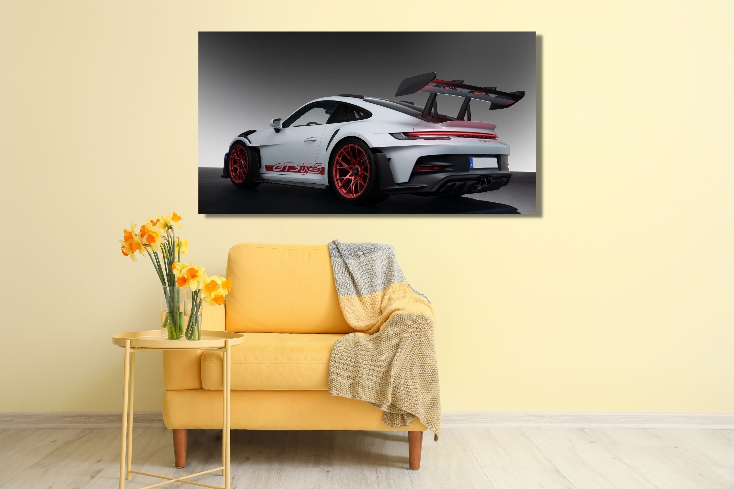 Porsche GT3 RS Poster Porsche GT3 Canvas Poster Porsche 911 Canvas Car ...