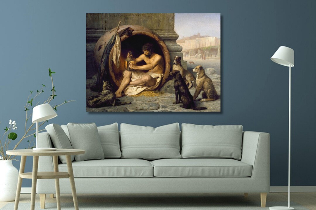 Jean Leon Gerome Diogenes 1860 Canvas Classical Philosophy Painting