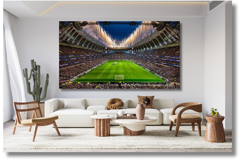 Tottenham Hotspur Football Club Stadium Canvas Wall Decor/tottenham ...