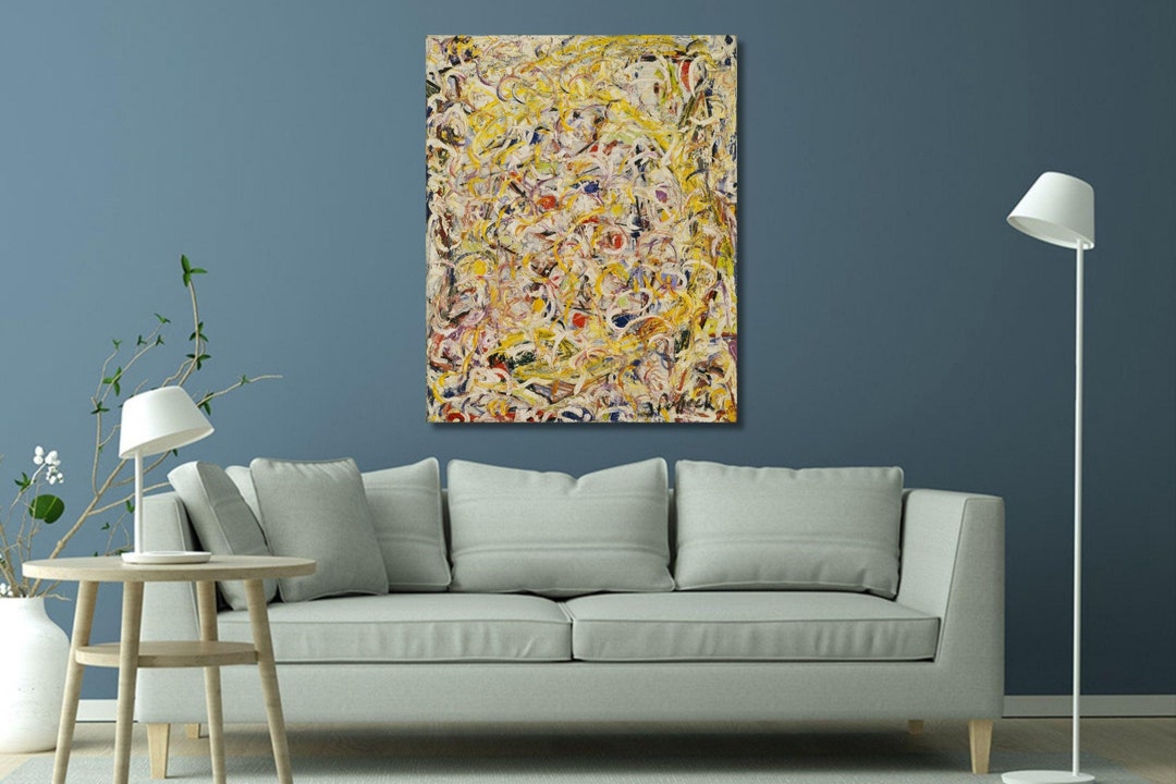 Jackson Pollock: Shimmering Substance (1946) Canvas Wall Art/extra ...