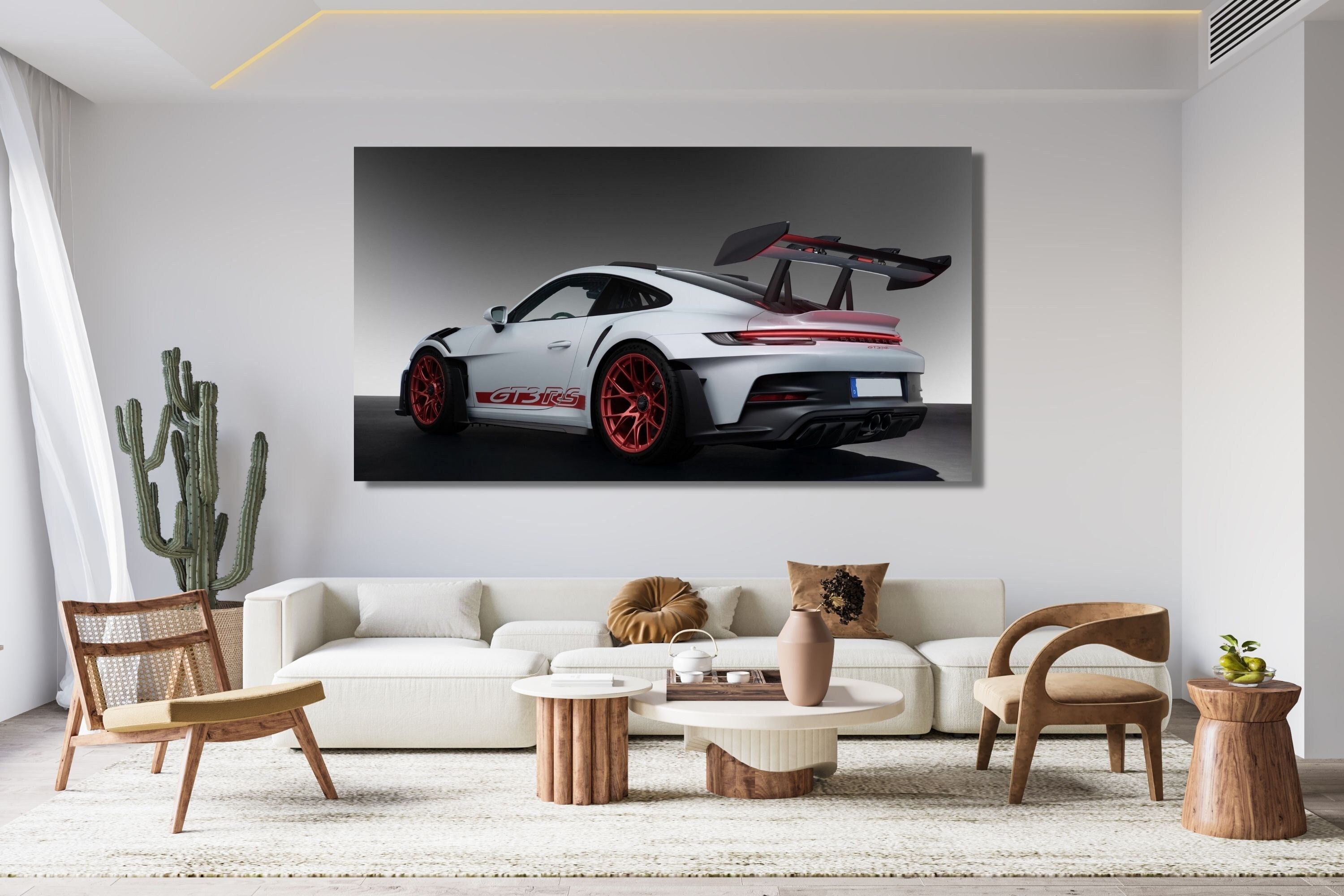 Porsche GT3 RS Poster Porsche GT3 Canvas Poster Porsche 911 Canvas Car ...