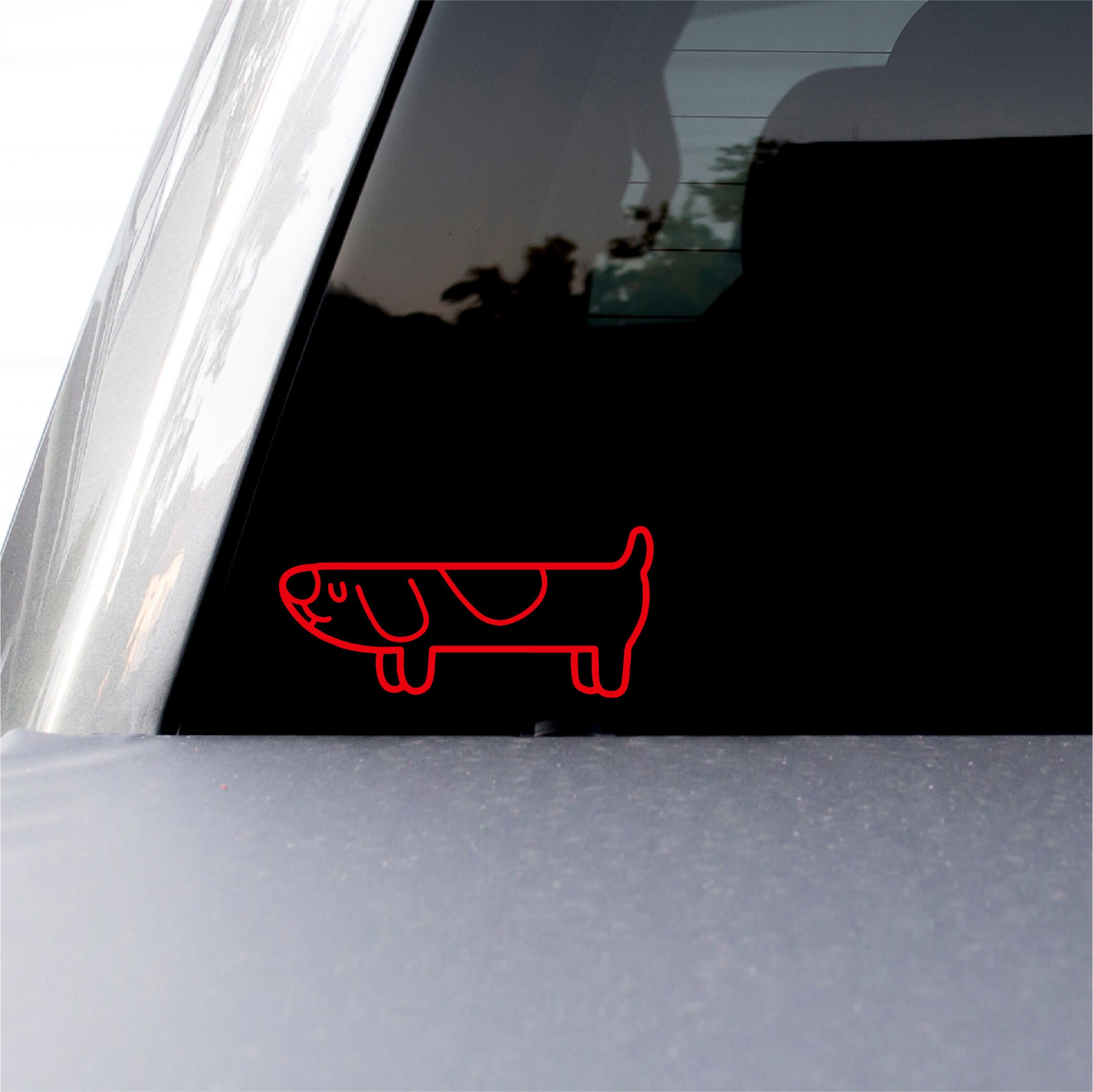 Longdog Vinyl Decal Long Dog Sticker Bluey Search Use on - Etsy