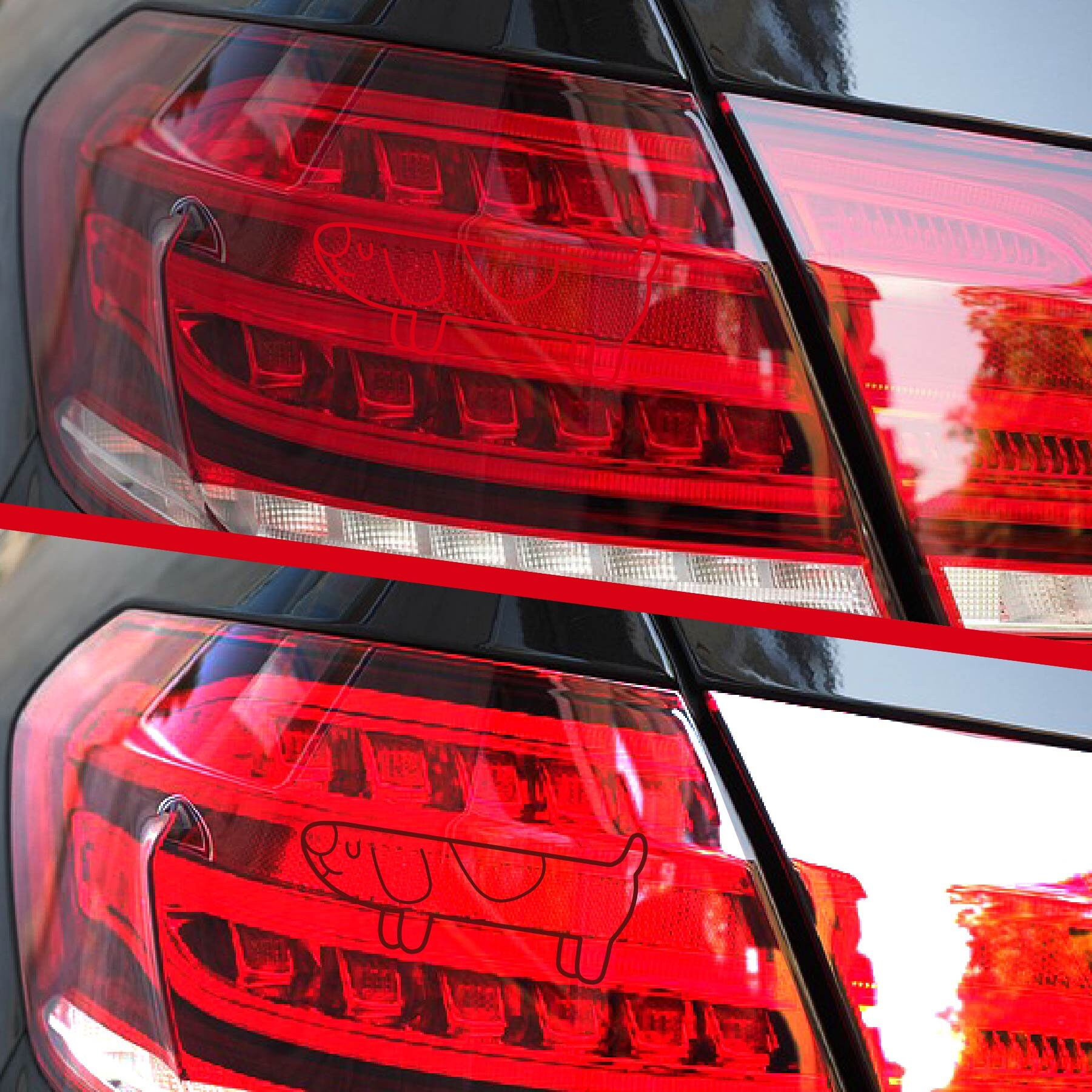 Longdog Vinyl Decal Long Dog Sticker Bluey Search Use on - Etsy