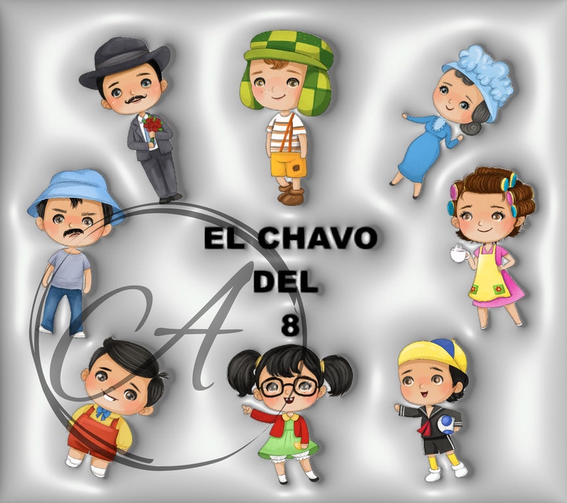 El Chavo 3D Inflated, 20 Oz Skinny Tumbler Sublimation Design Digital ...