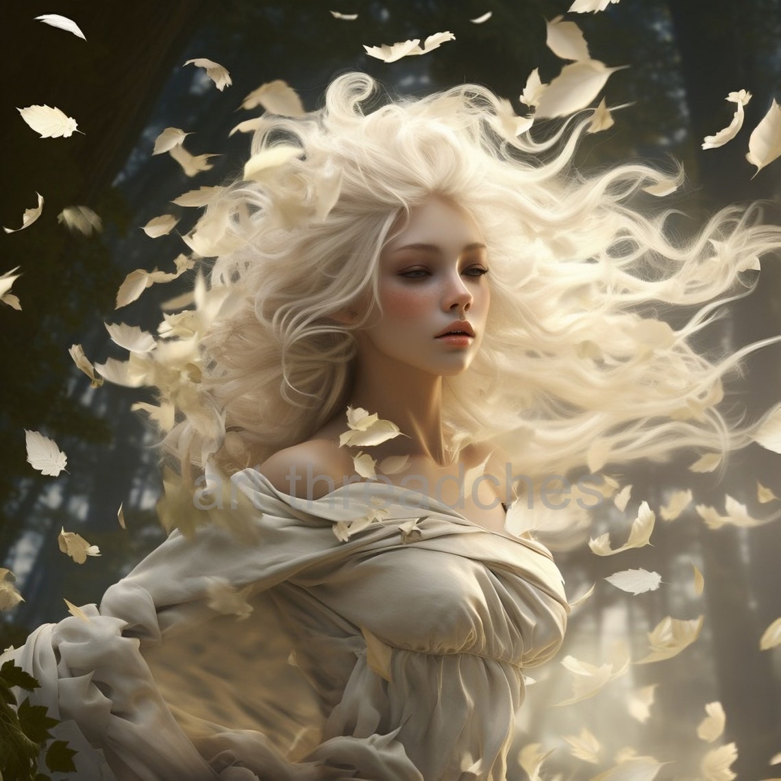 Bundle of 4 Beautiful Wind Fairies Clipart Watercolor Ai - Etsy