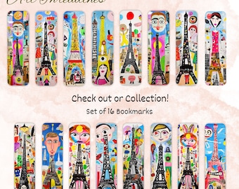 Cute Gothic Paper Doll Printable Bookmarks 16 Cute Mixed Media Bookmark ...