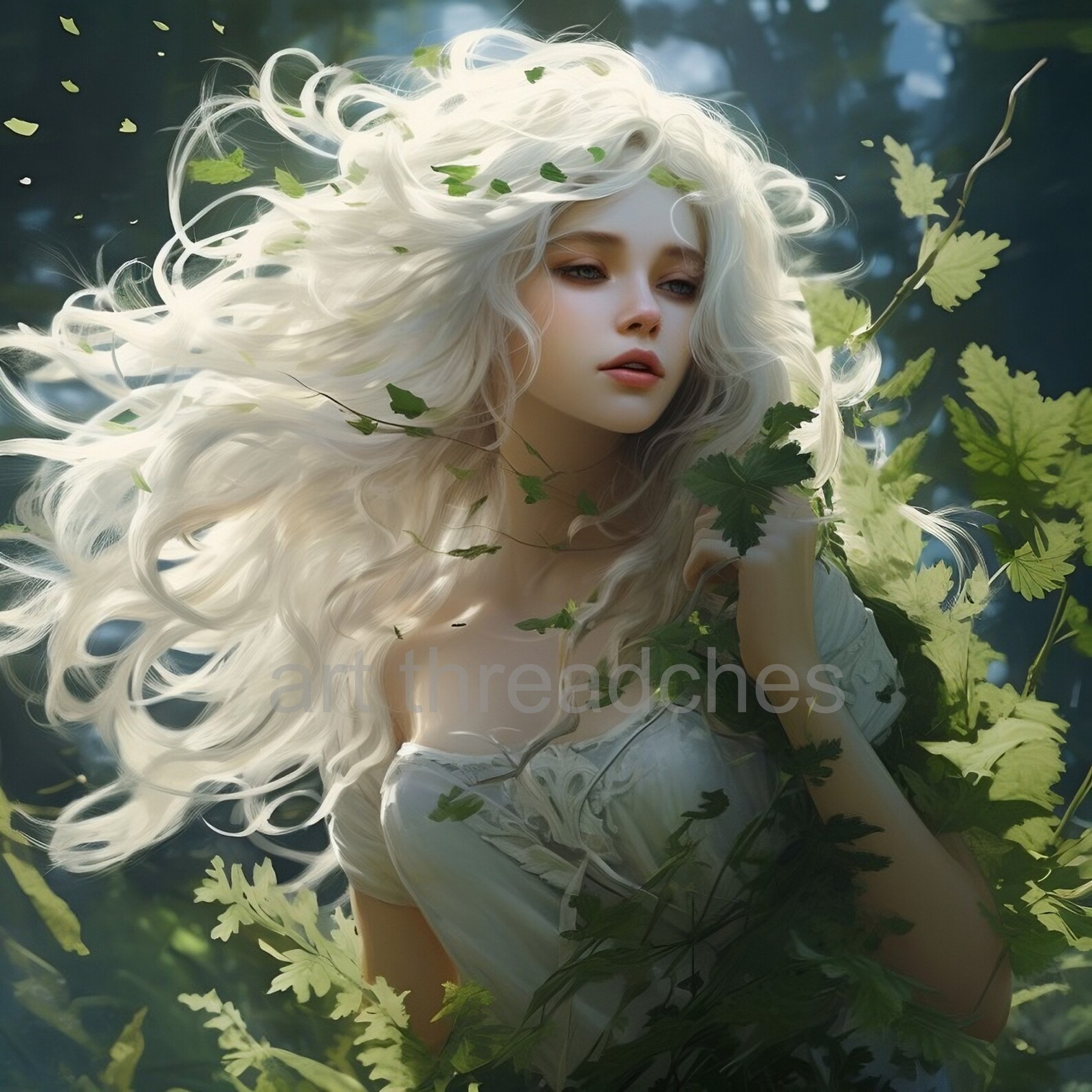 Bundle of 4 Beautiful Wind Fairies Clipart, Watercolor, Ai Digital Art ...