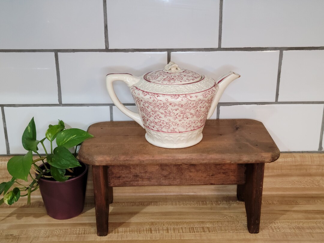 Teapot - Vintage Japanese Cherry Blossom Teapot, Ceramic Tea Pot - Etsy