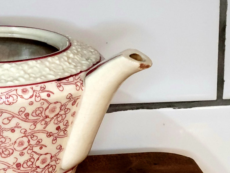 Teapot - Vintage Japanese Cherry Blossom Teapot, Ceramic Tea Pot - Etsy