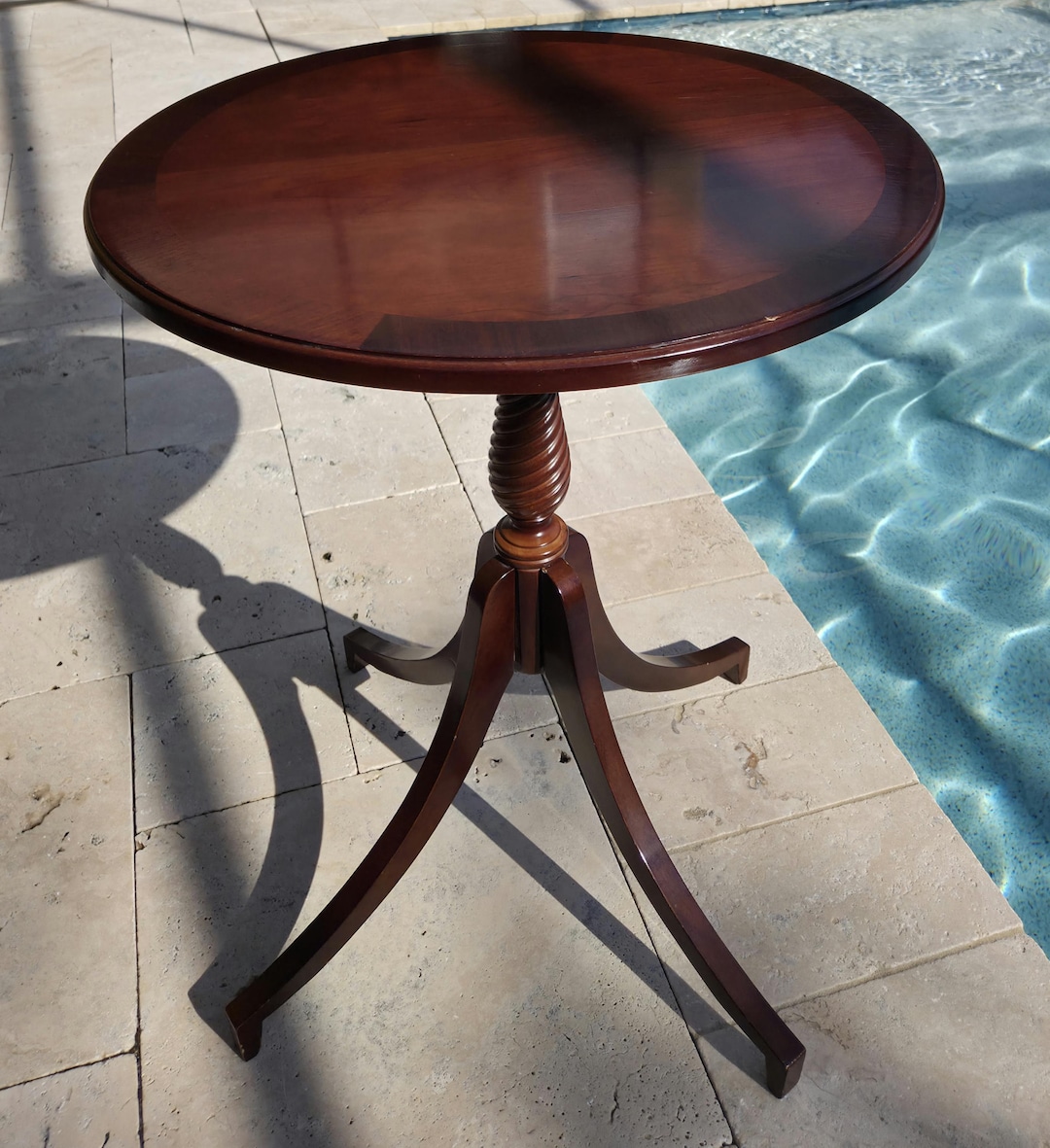 Vintage Bombay Company Mahogany Coffee Table - Elegant Living Room ...