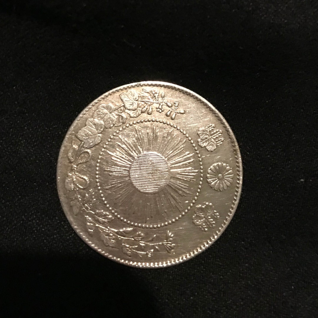 A Very Rare Collectable Japanese Silver Coin in VGC - Etsy