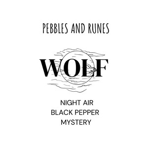 WOLF Musk Sandalwood Black Pepper Rollerball Dab Perfume - Etsy