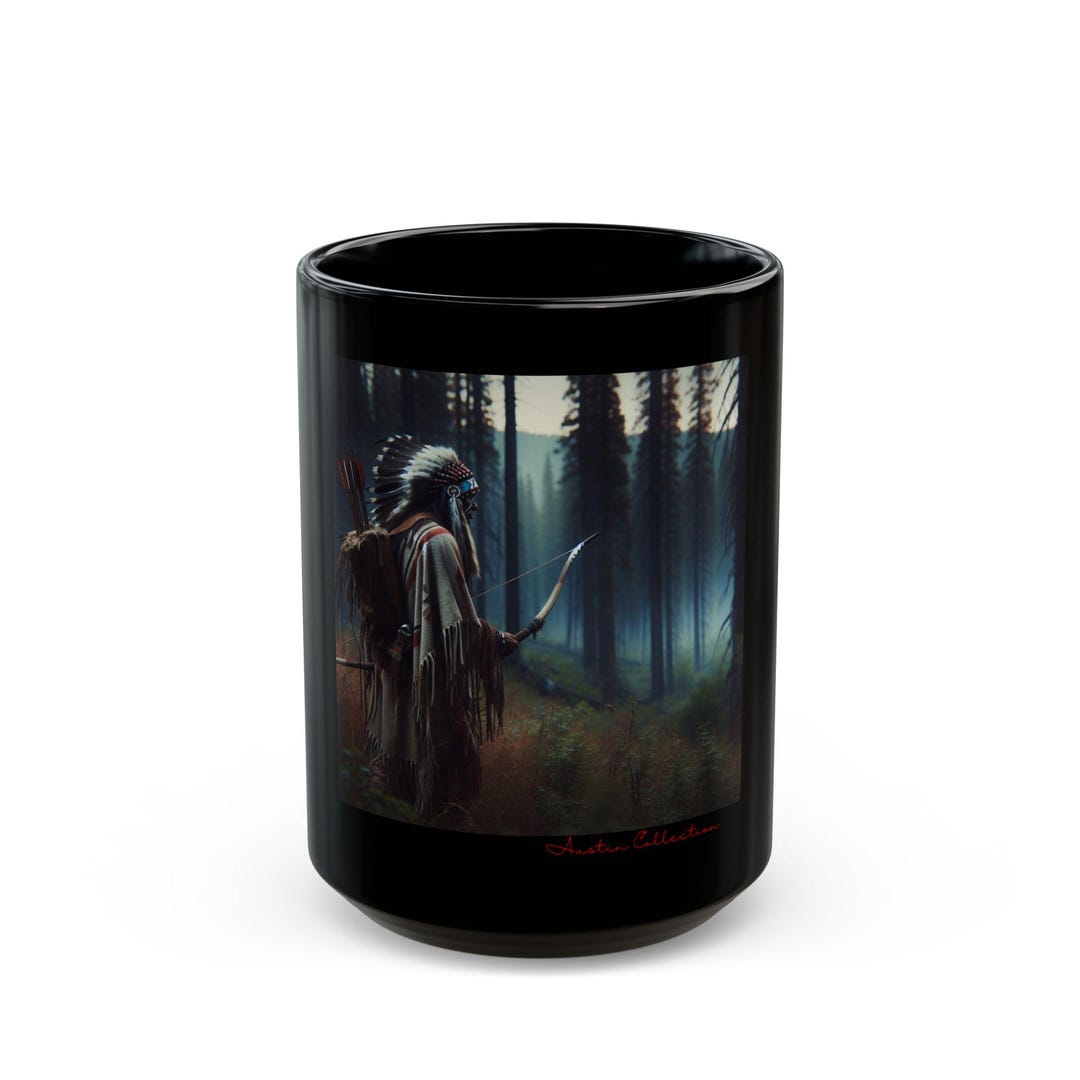 Cup Ceramic Native Mug Indigenous Spirit Black Mug | Native American ...