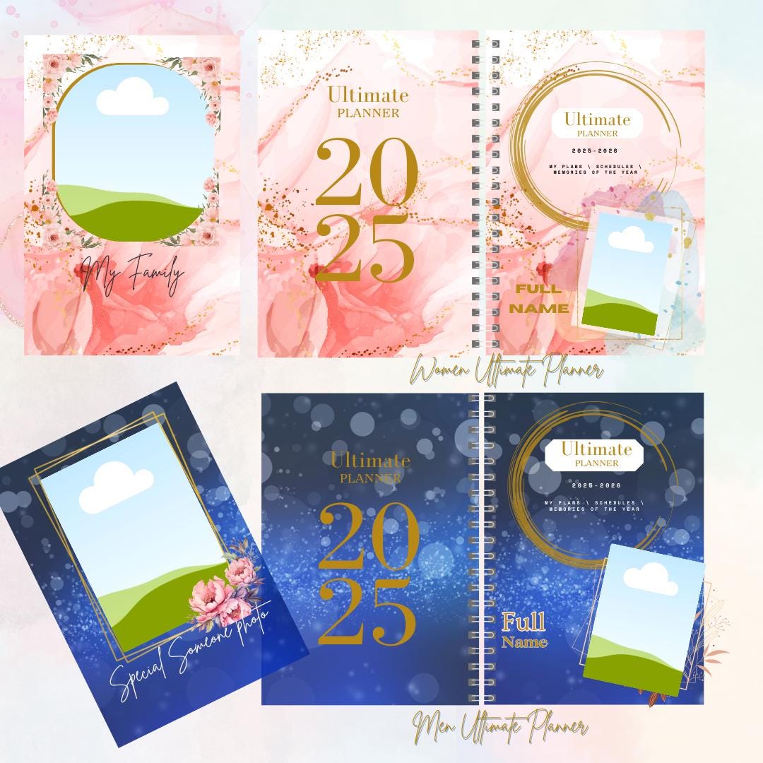 Editable & Printable Ultimate Planner, Personal Planner, Daily Weekly ...