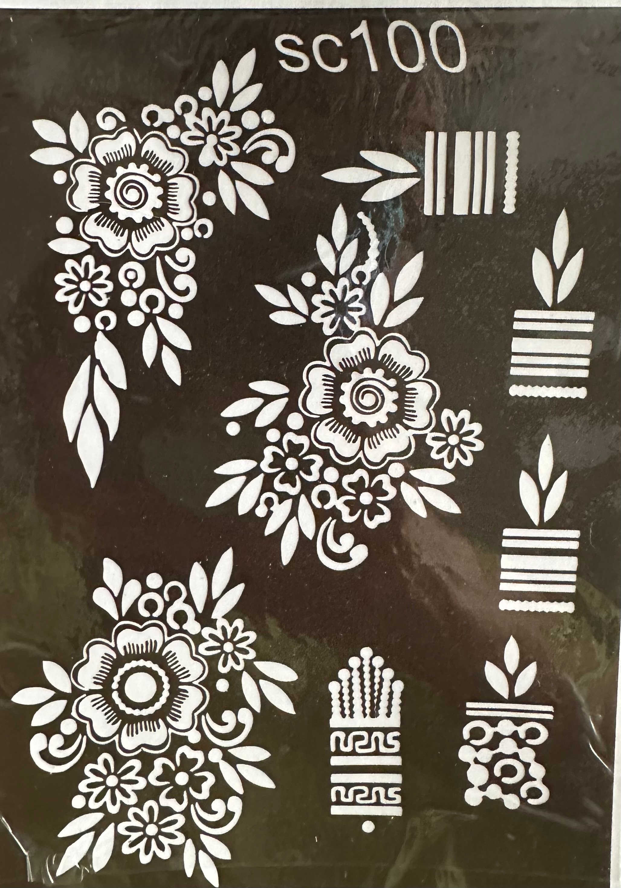 Henna Stencil - Etsy