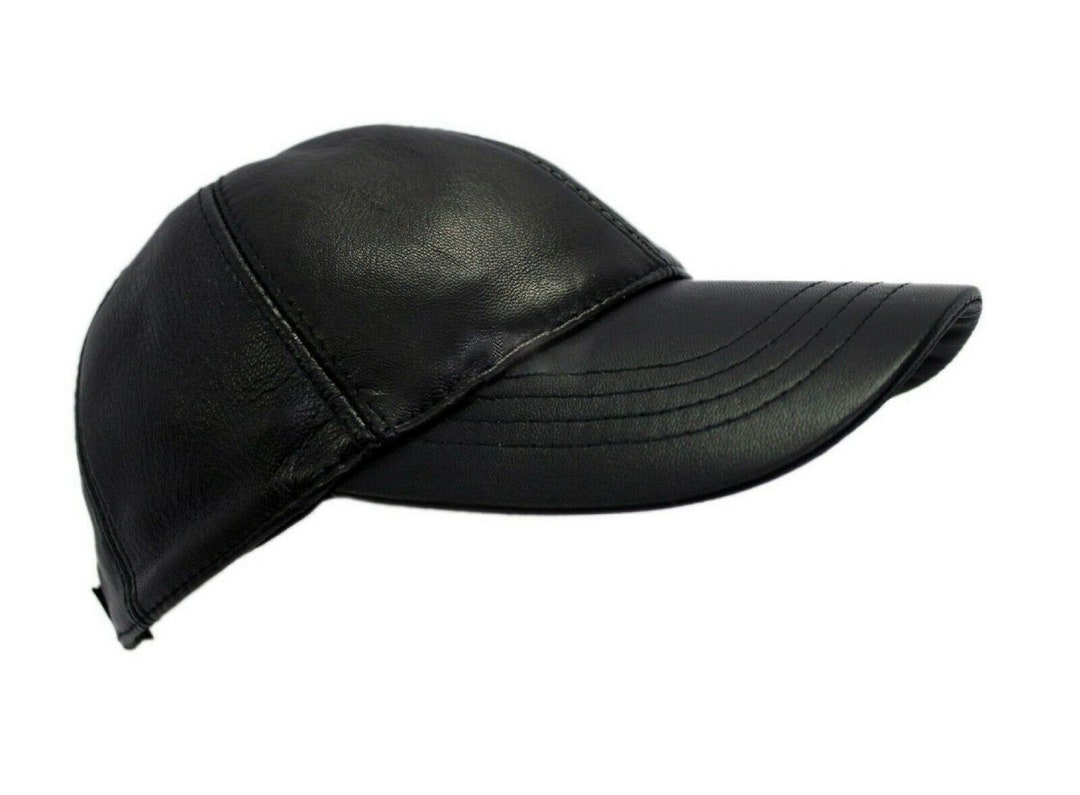 Genuine Leather Baseball Cap Adjustable Leather Cap Leather - Etsy