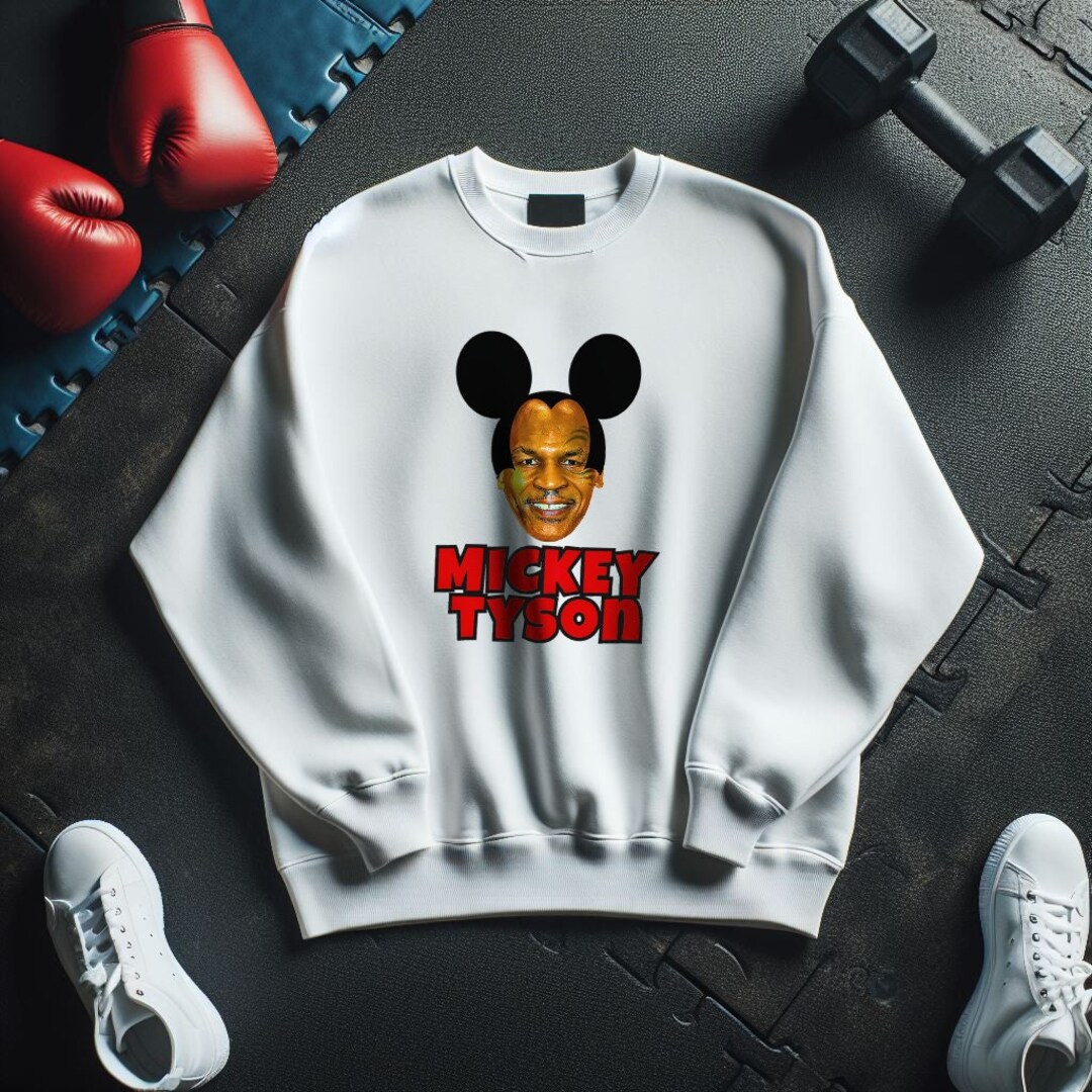 Mickey Mouse X Mike Tyson Mashup Sweatshirt - Etsy