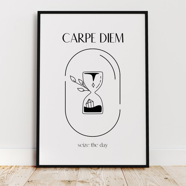 Carpe Diem Poster - Etsy