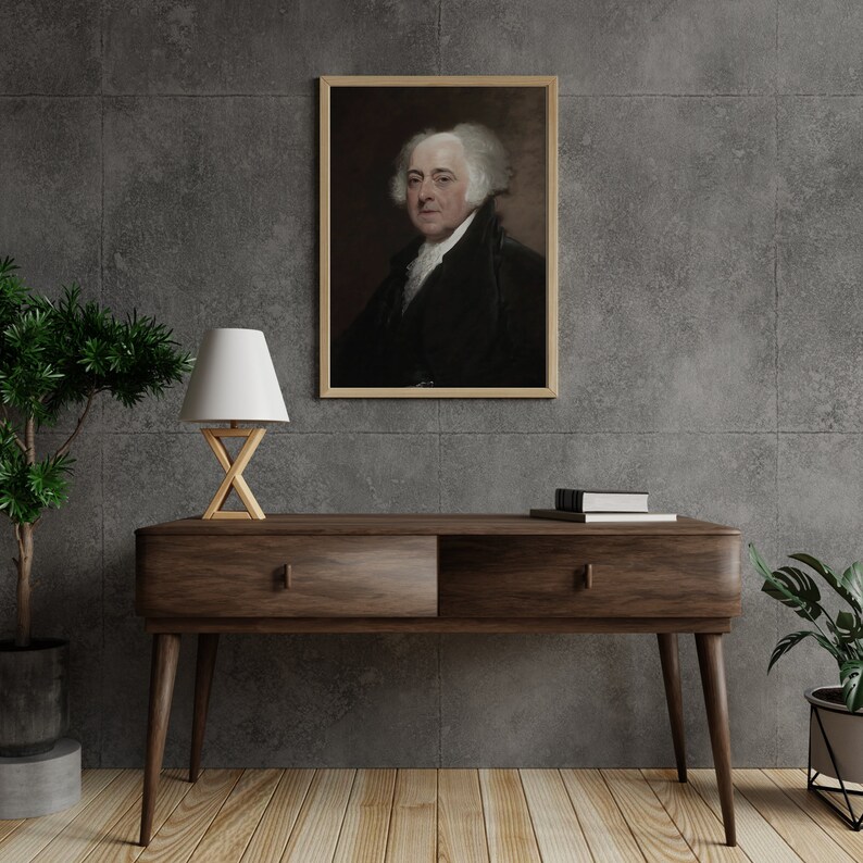 John Adams Portrait | Founding Fathers | America President | Printable ...