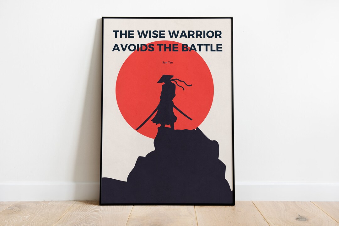 Sun Tzu Art of War Print | Stoic Philosophy Poster (digital Print) - Etsy