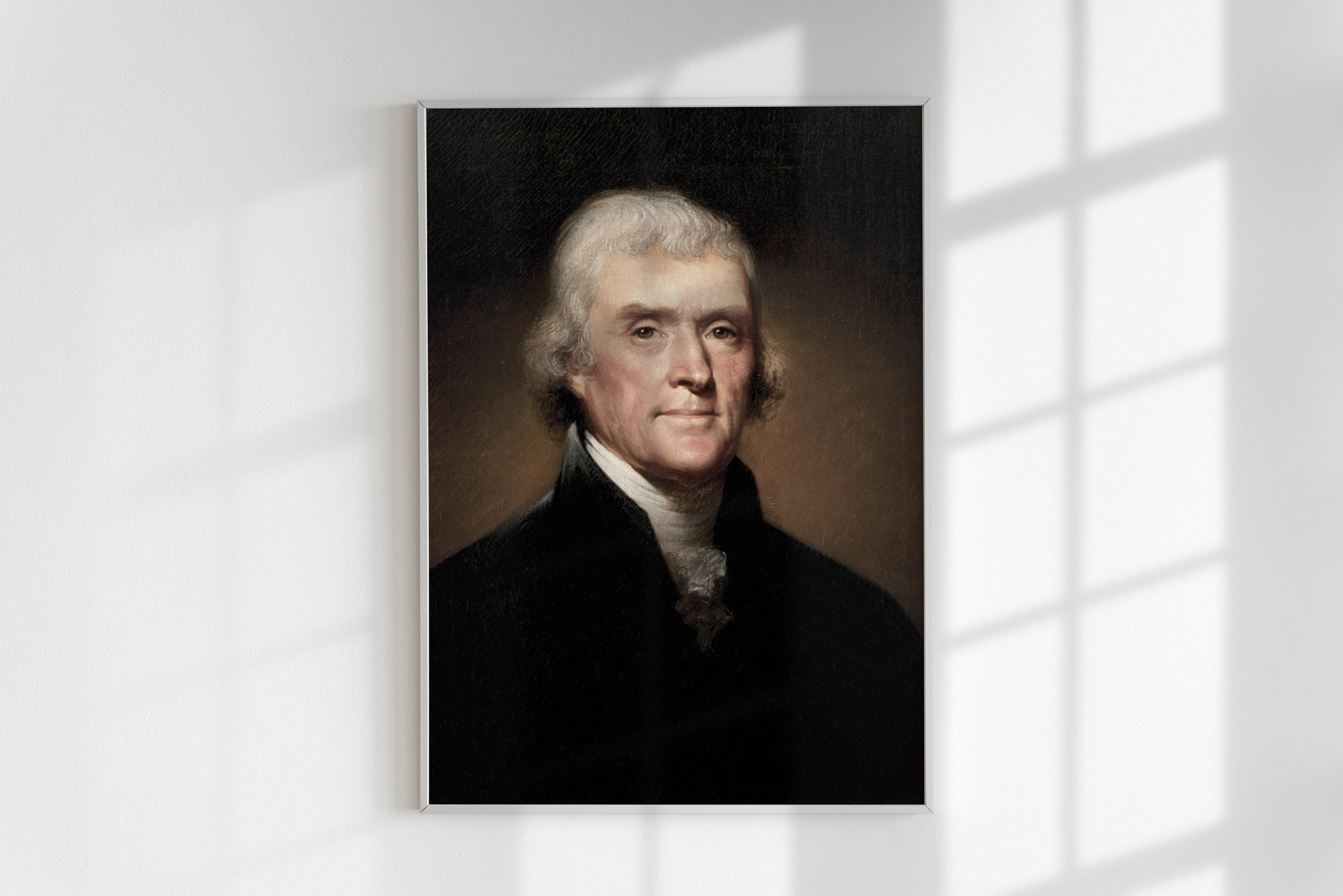 Thomas Jefferson Portrait Founding Fathers America President Printable ...