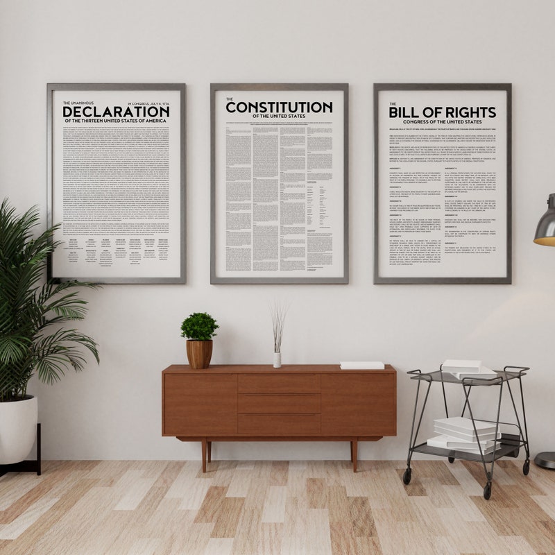 Bill of Rights Poster - Etsy